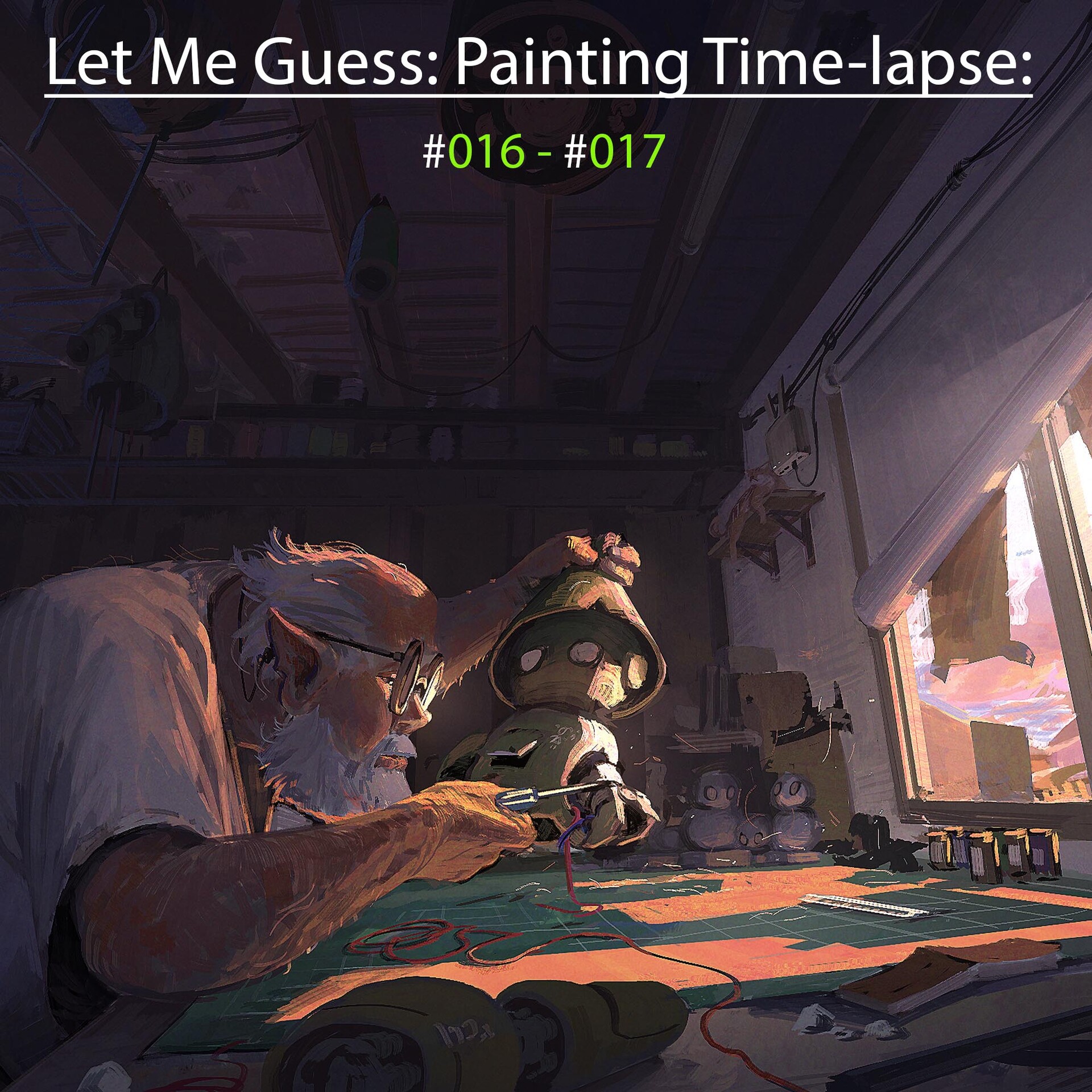 ArtStation - Let Me Guess - Painting Timelapse