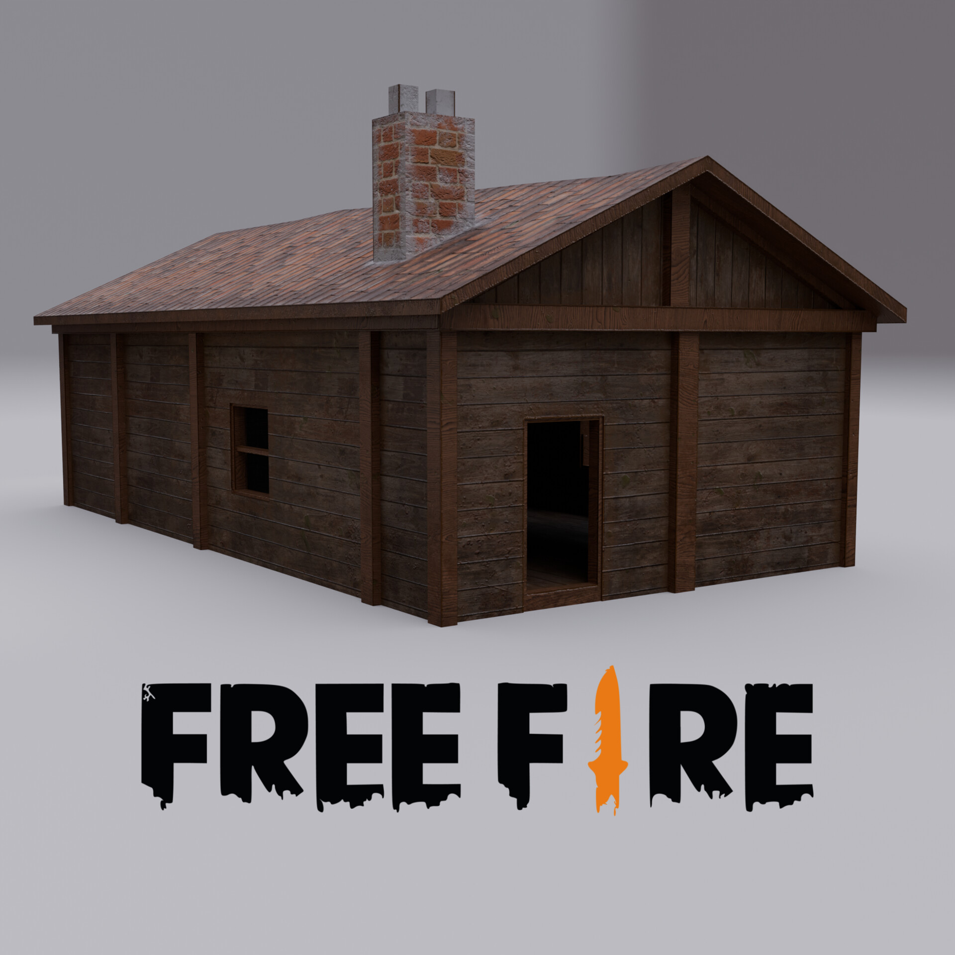 ArtStation - free fire Hut