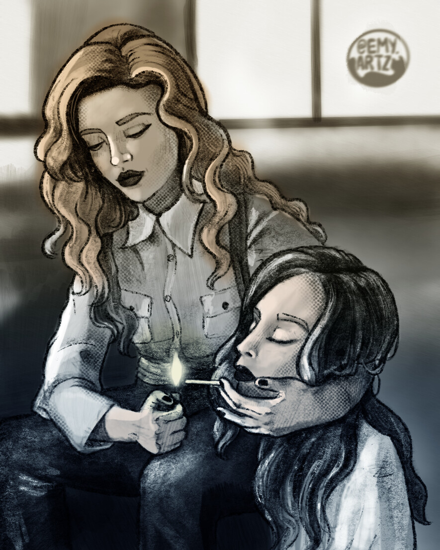 ArtStation - First Concept – Personal Comic Project | Lesbian Visibility Day