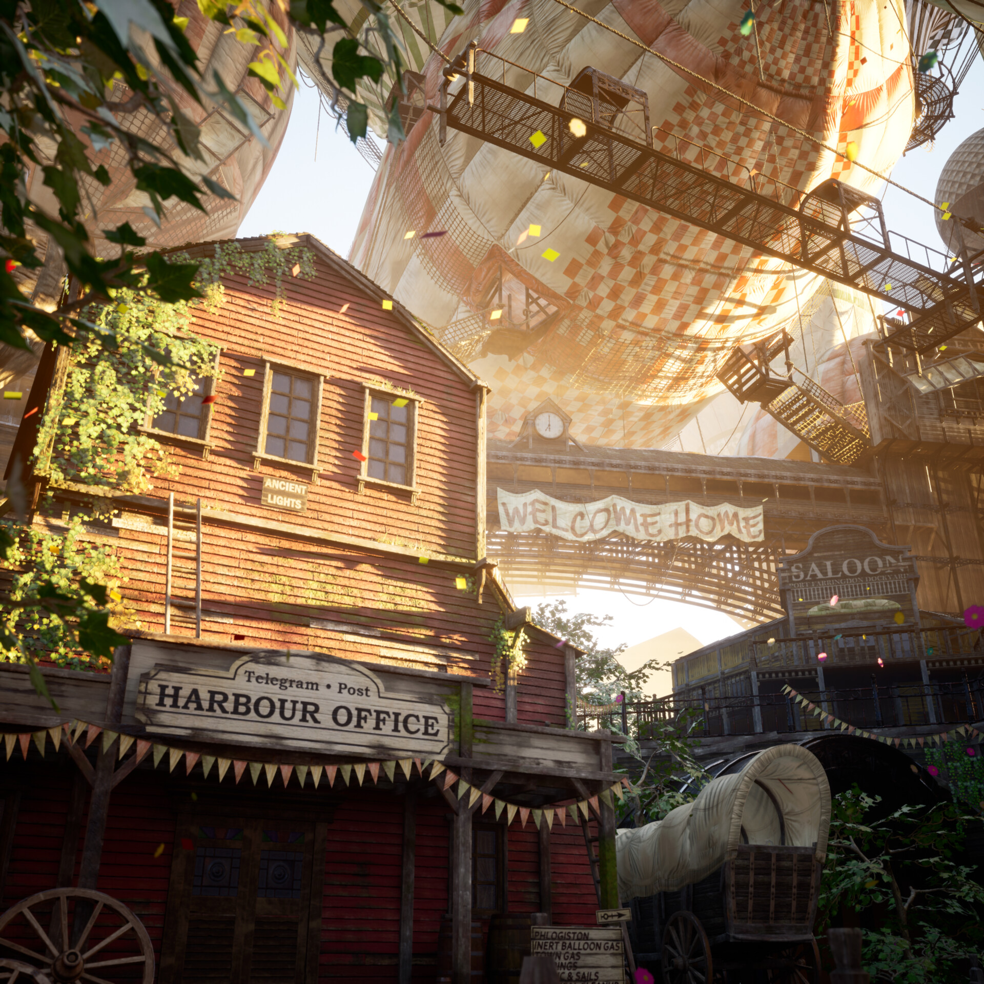 ArtStation - Steampunk Dockyard