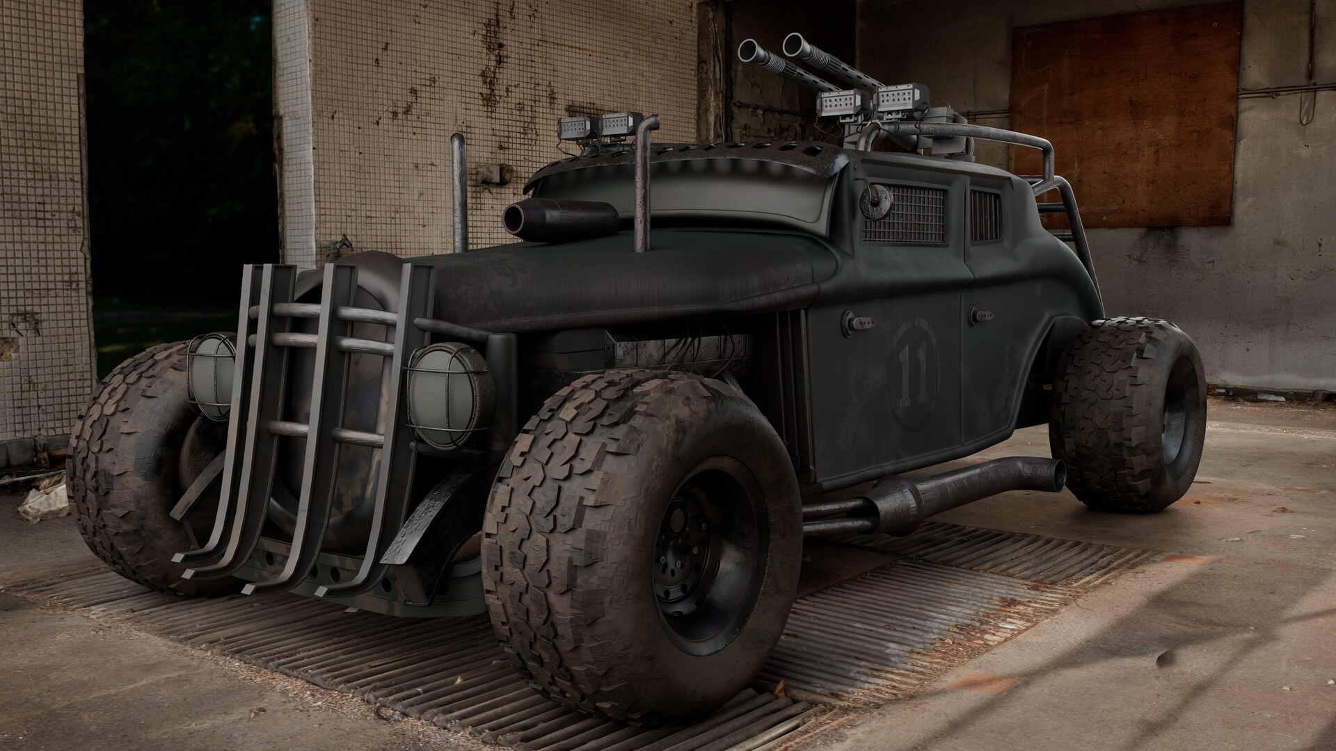ArtStation - Mad Max style car