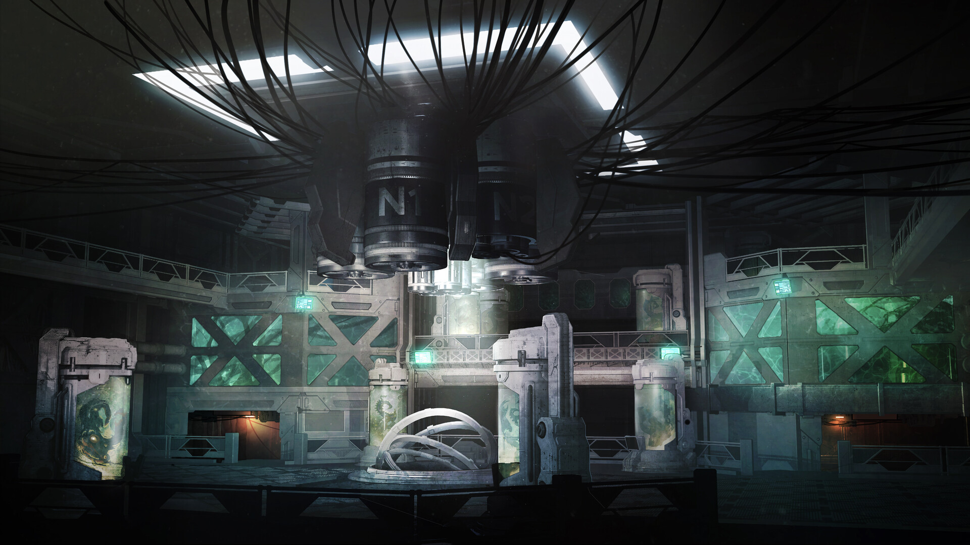 ArtStation - Abandoned Lab Environment Explorations