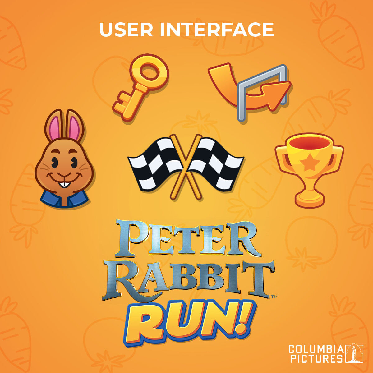 ArtStation - Peter Rabbit: Run! (Mobile Game) - User Interface