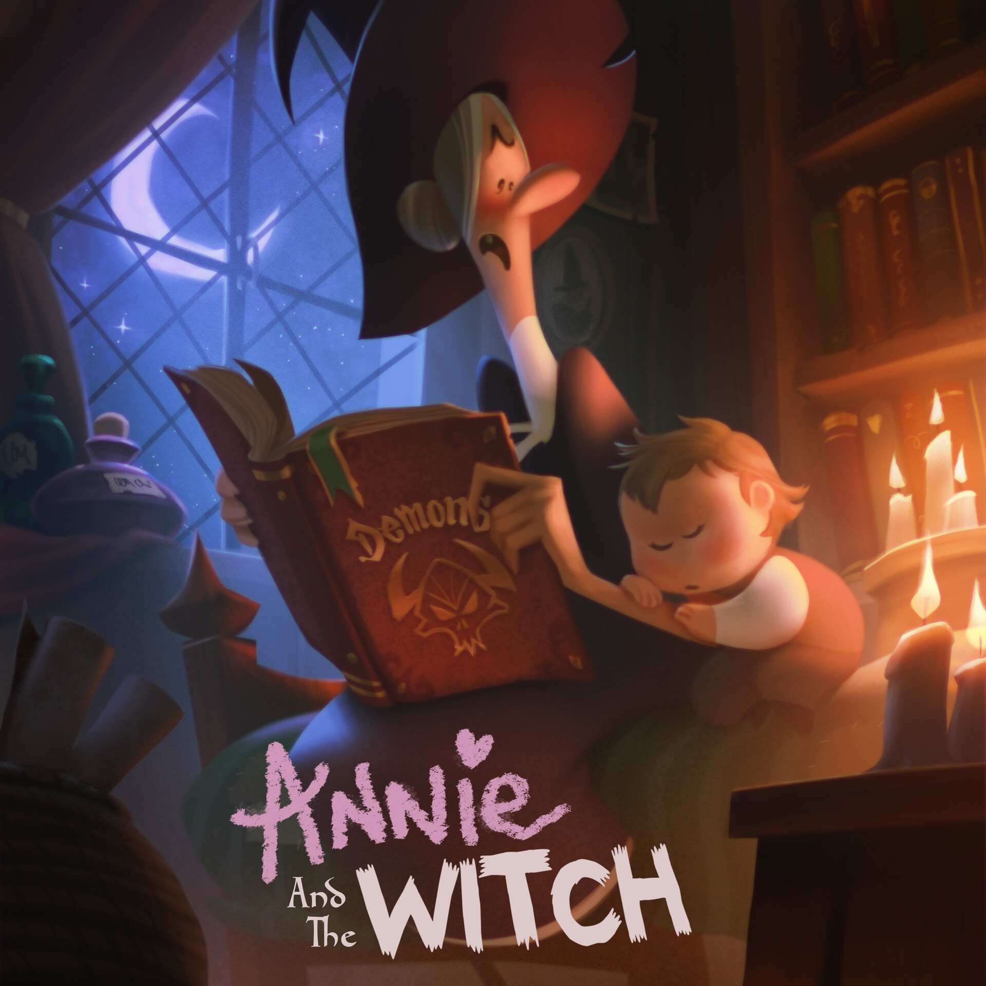 ArtStation - Annie & The Witch : Bedtime
