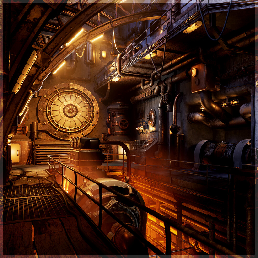 ArtStation - Celestium - Steampunk Environment