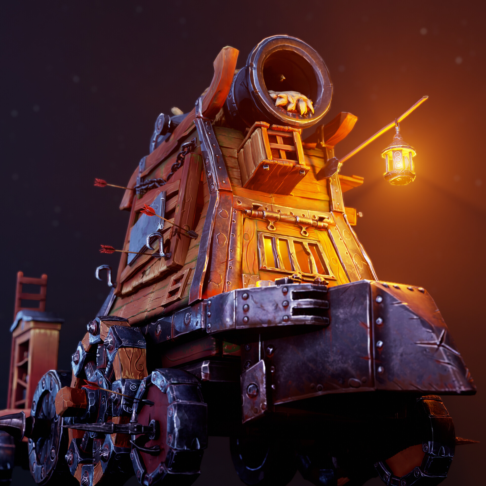 ArtStation - The Wandering Library