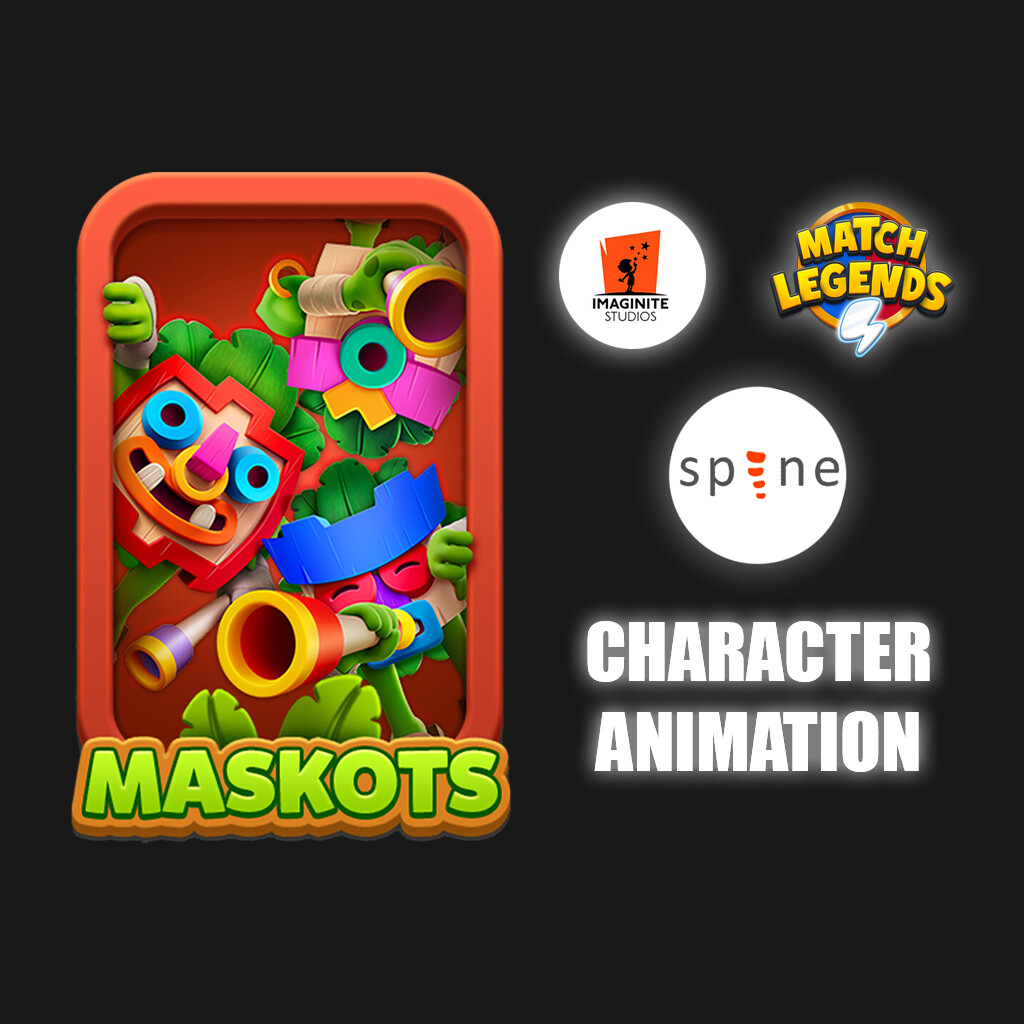 ArtStation - Maskots Character Animation (Spine 2d)