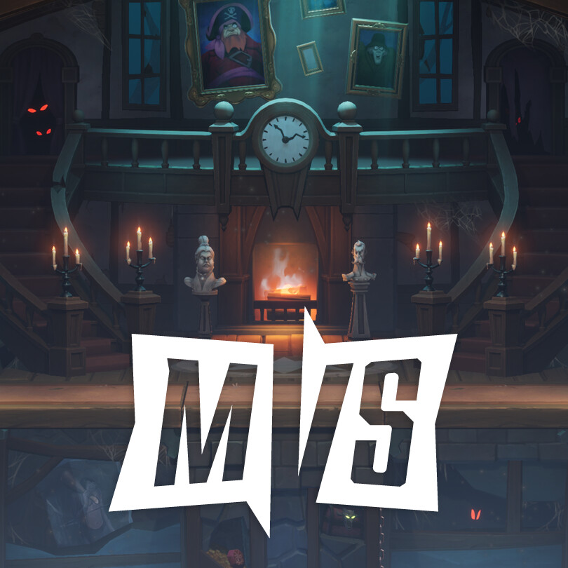 ArtStation - MultiVersus - Scooby's Haunted Mansion