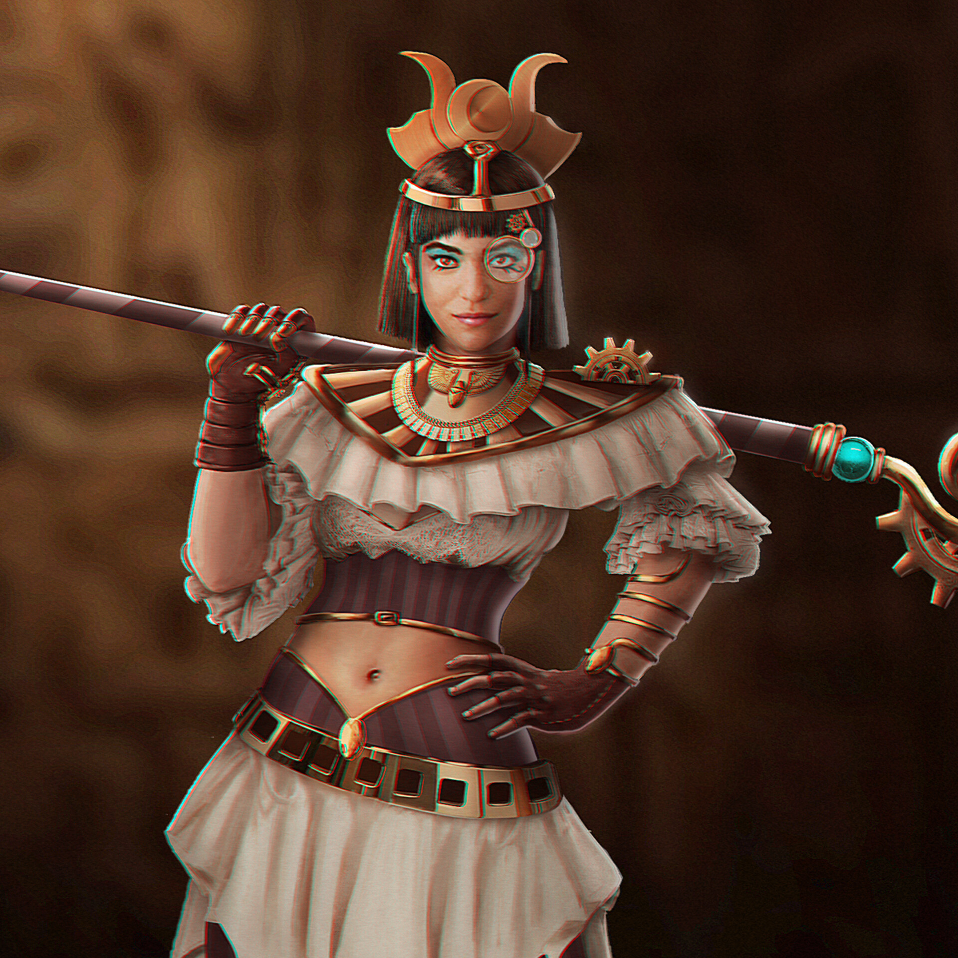 ArtStation - Character Design Cleopatra Steampunk