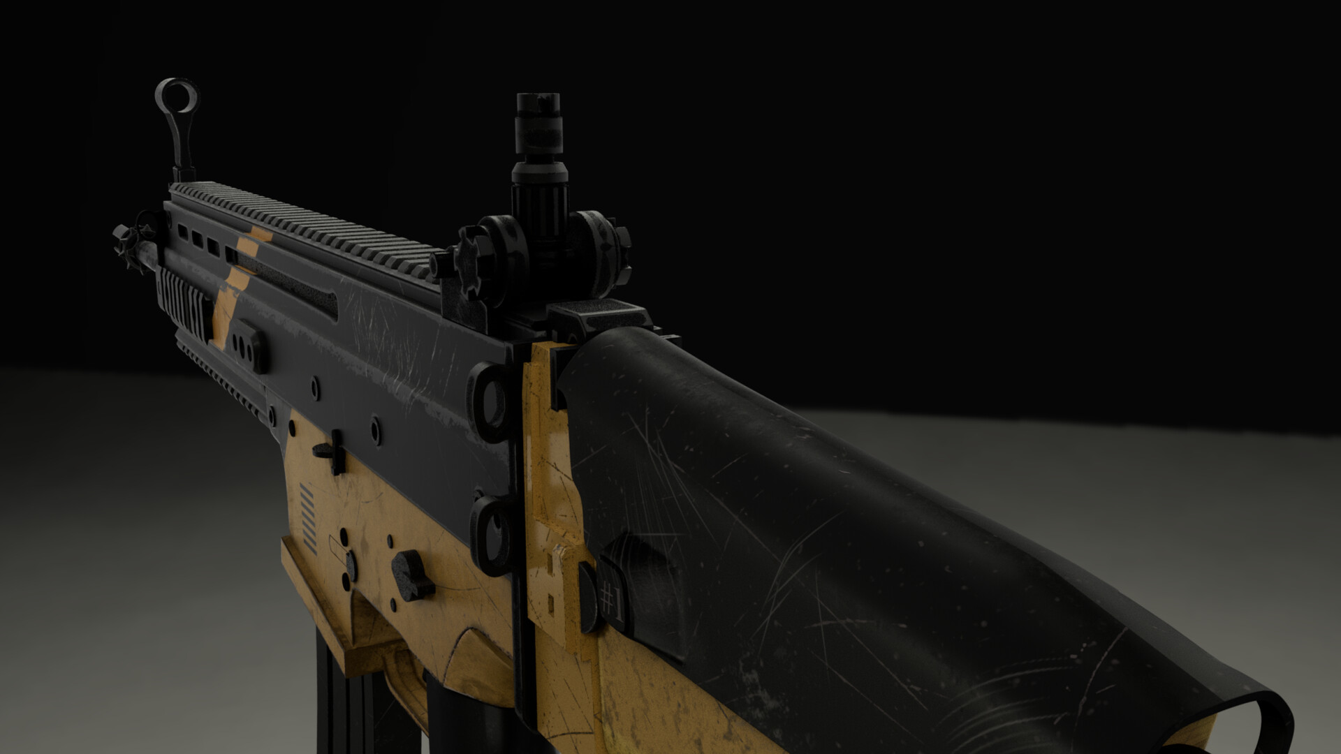 ArtStation - SCAR-L Assault Rifle