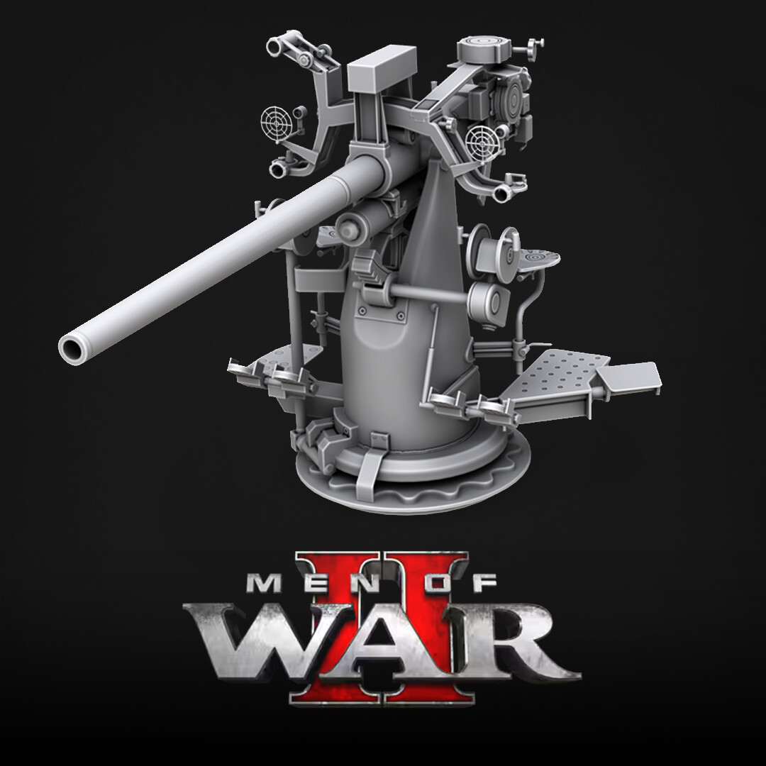 ArtStation - 3-inch/50-caliber Gun Mark 10