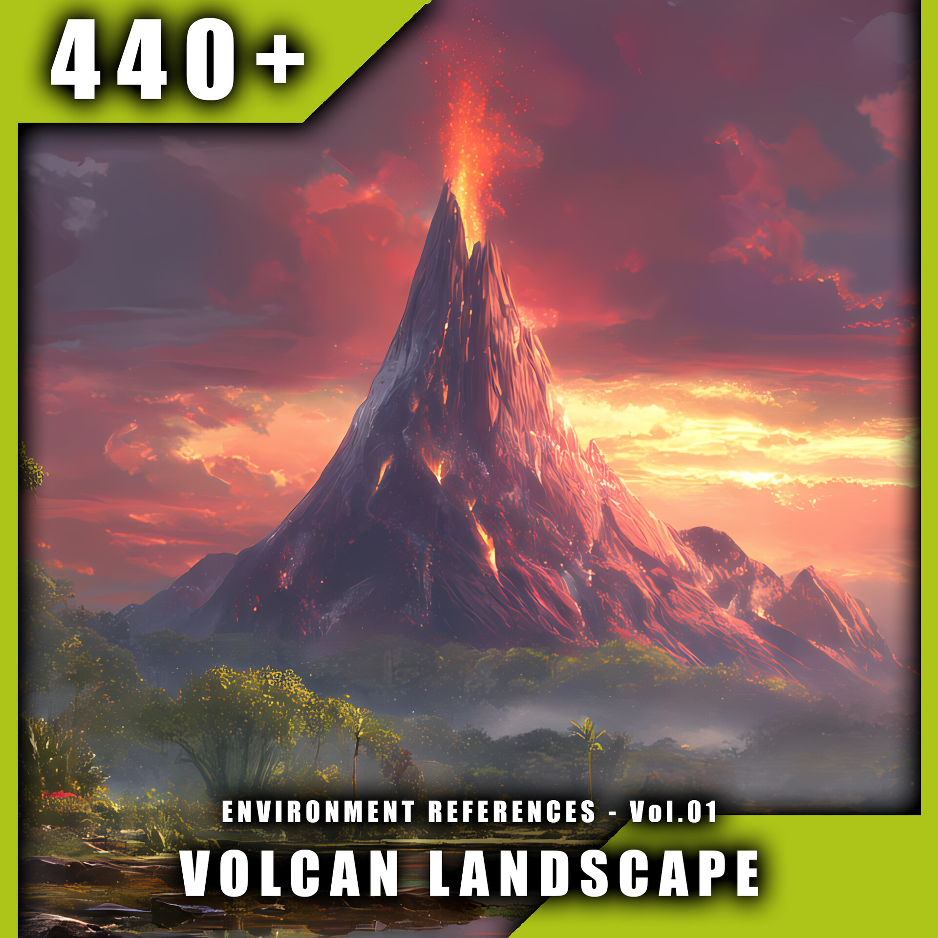ArtStation - 440+ Volcano Landscape - Environment References Vol.01
