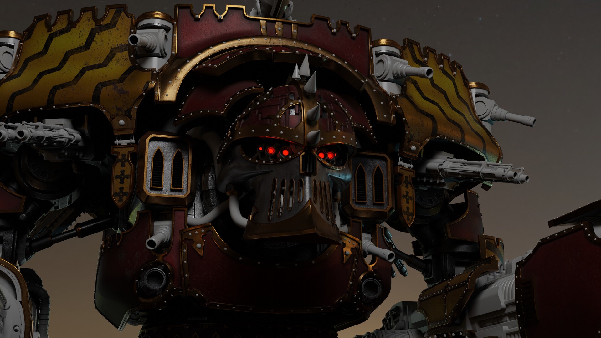 ArtStation - [WIP] 40k Imperator battle Titan