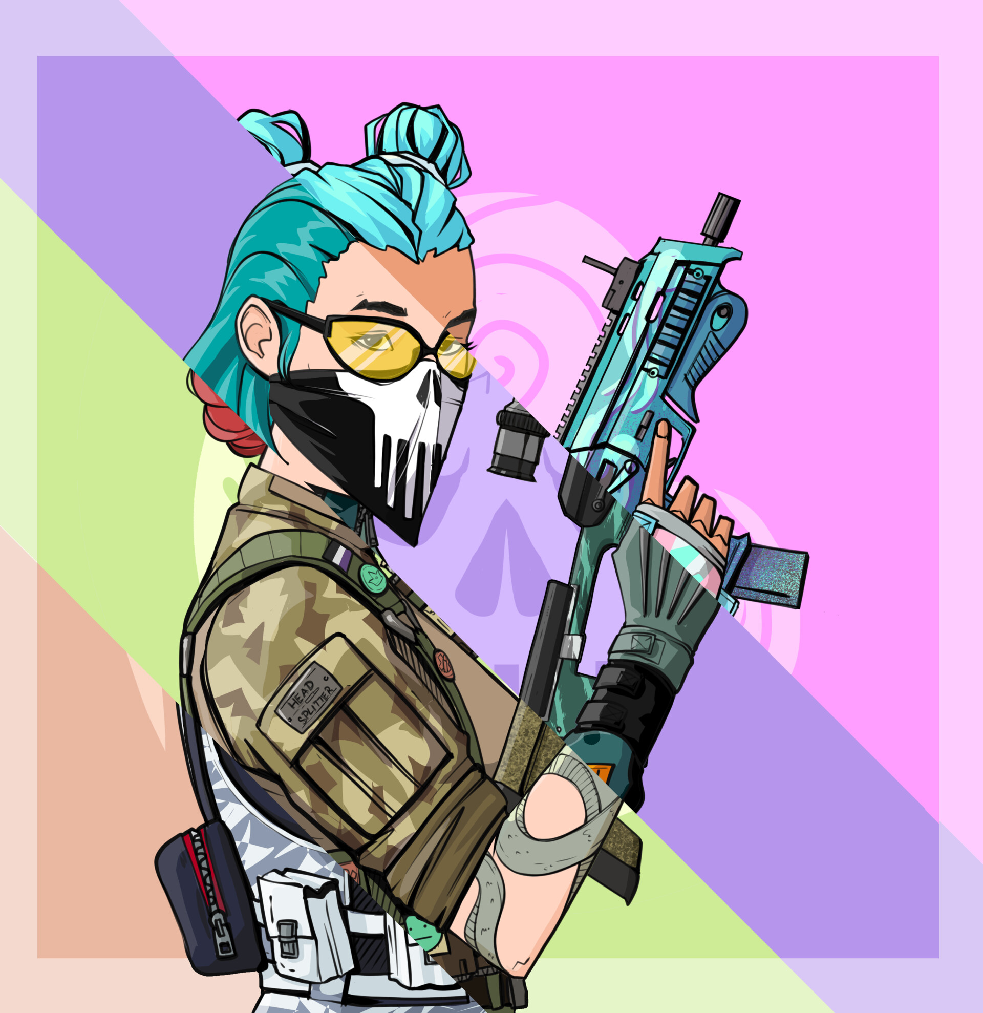 ArtStation - Army Punk character portraits