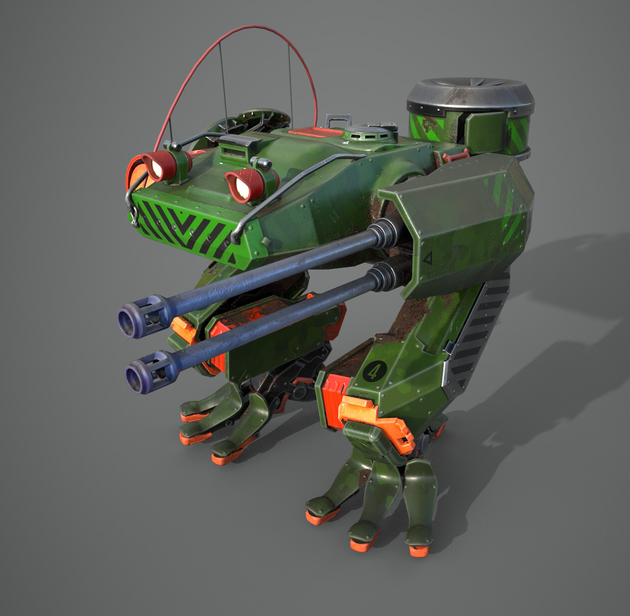 ArtStation - T O A D Mech