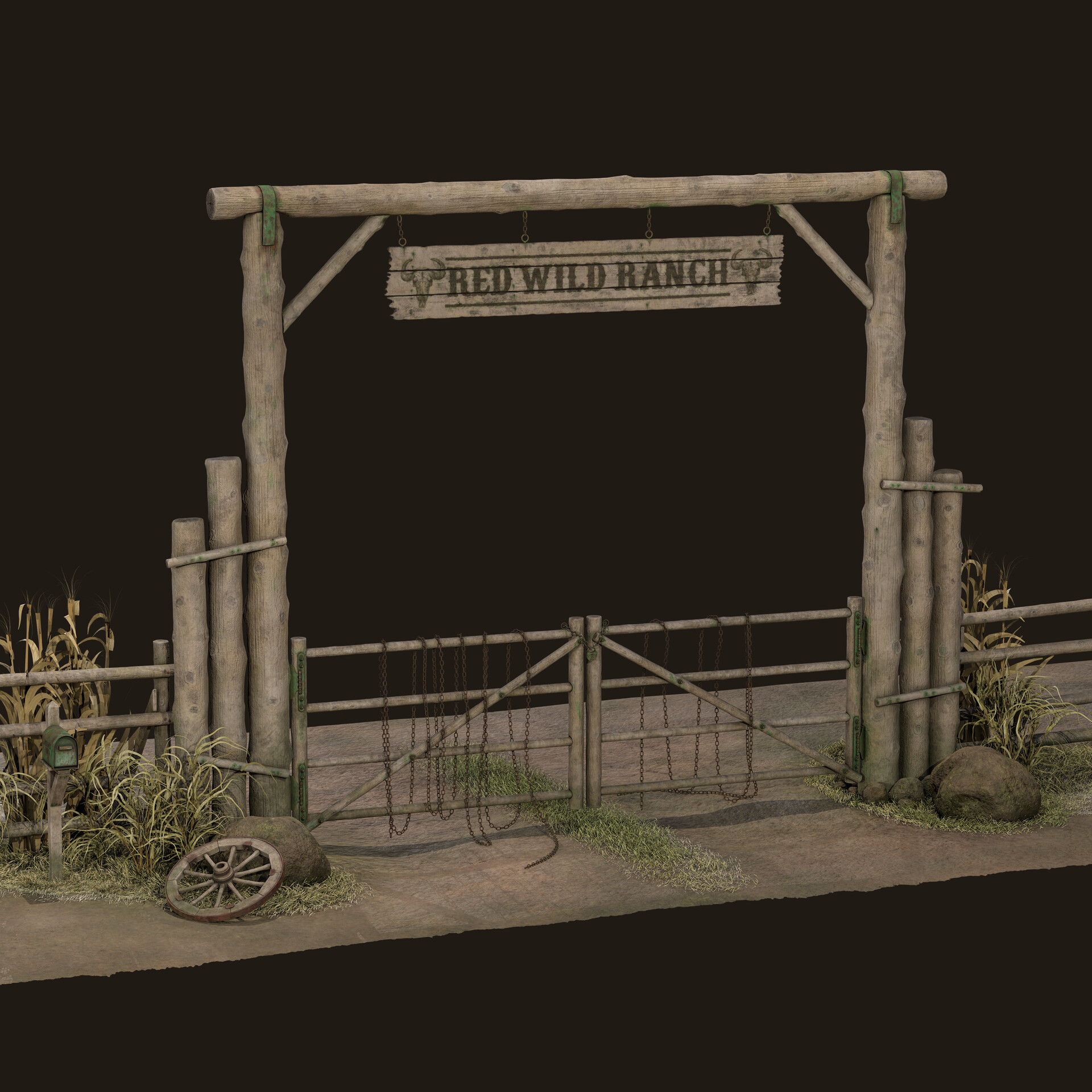 ArtStation - Farm gate