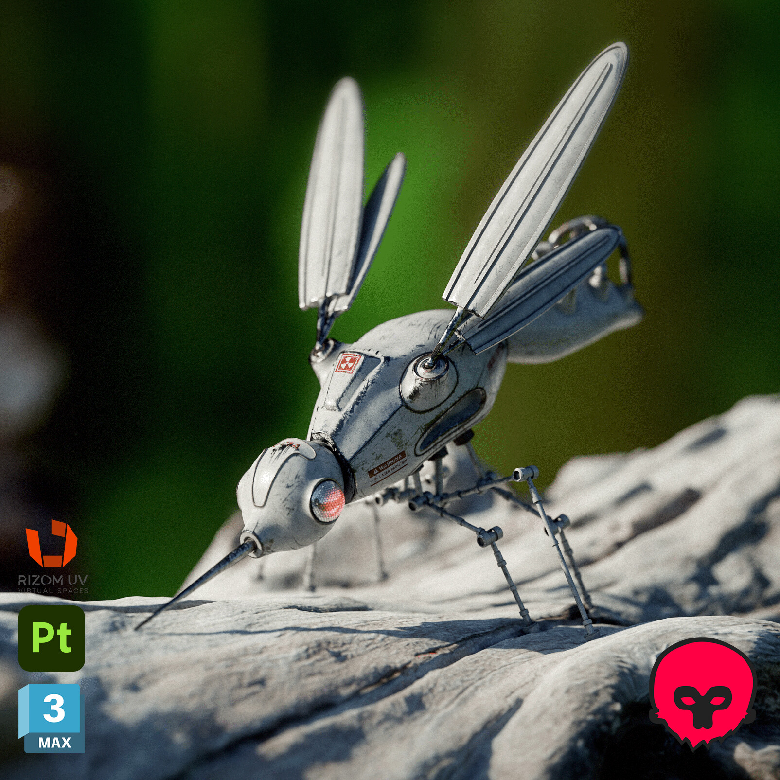 ArtStation - Robotic Wasp – Surveillance Drone