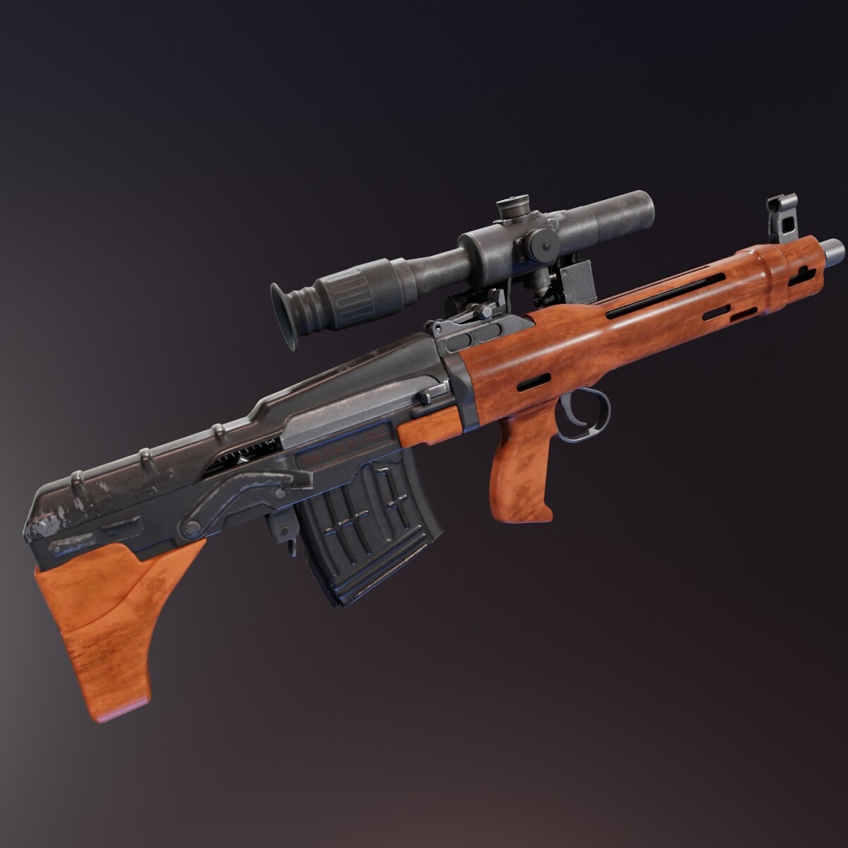 ArtStation - TKB 0145 Adov Prototype Rifle