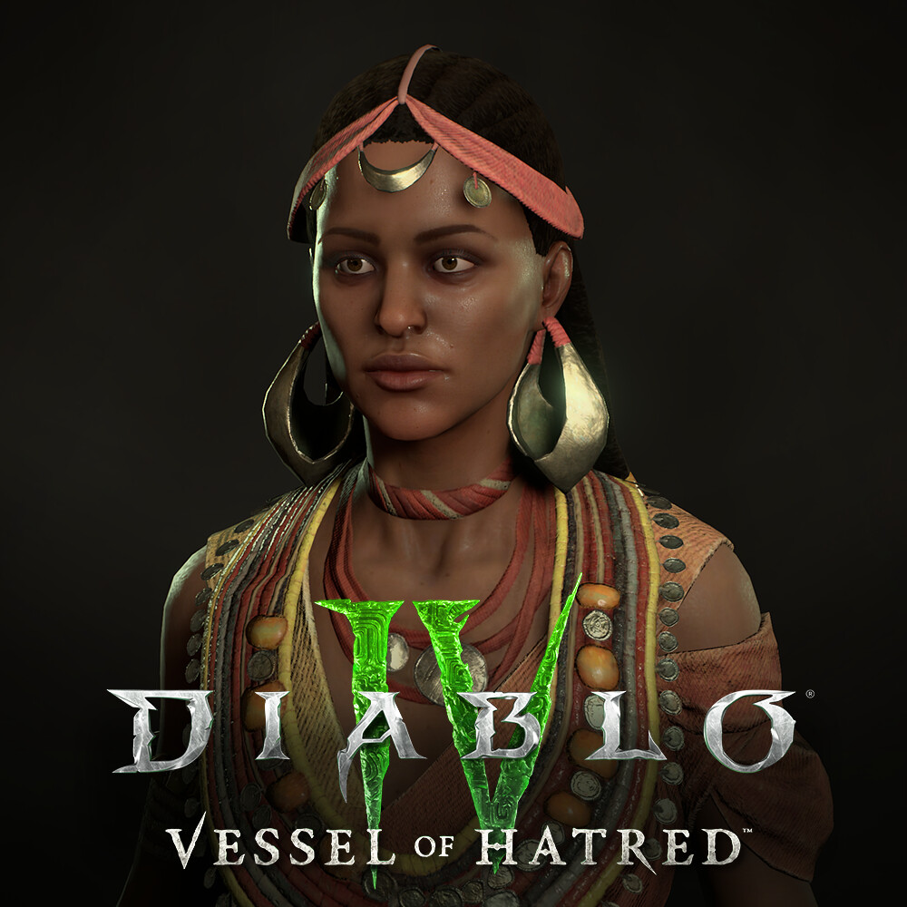 ArtStation - Diablo IV Expansion 1: Vessel of Hatred - NPC Teganze Female