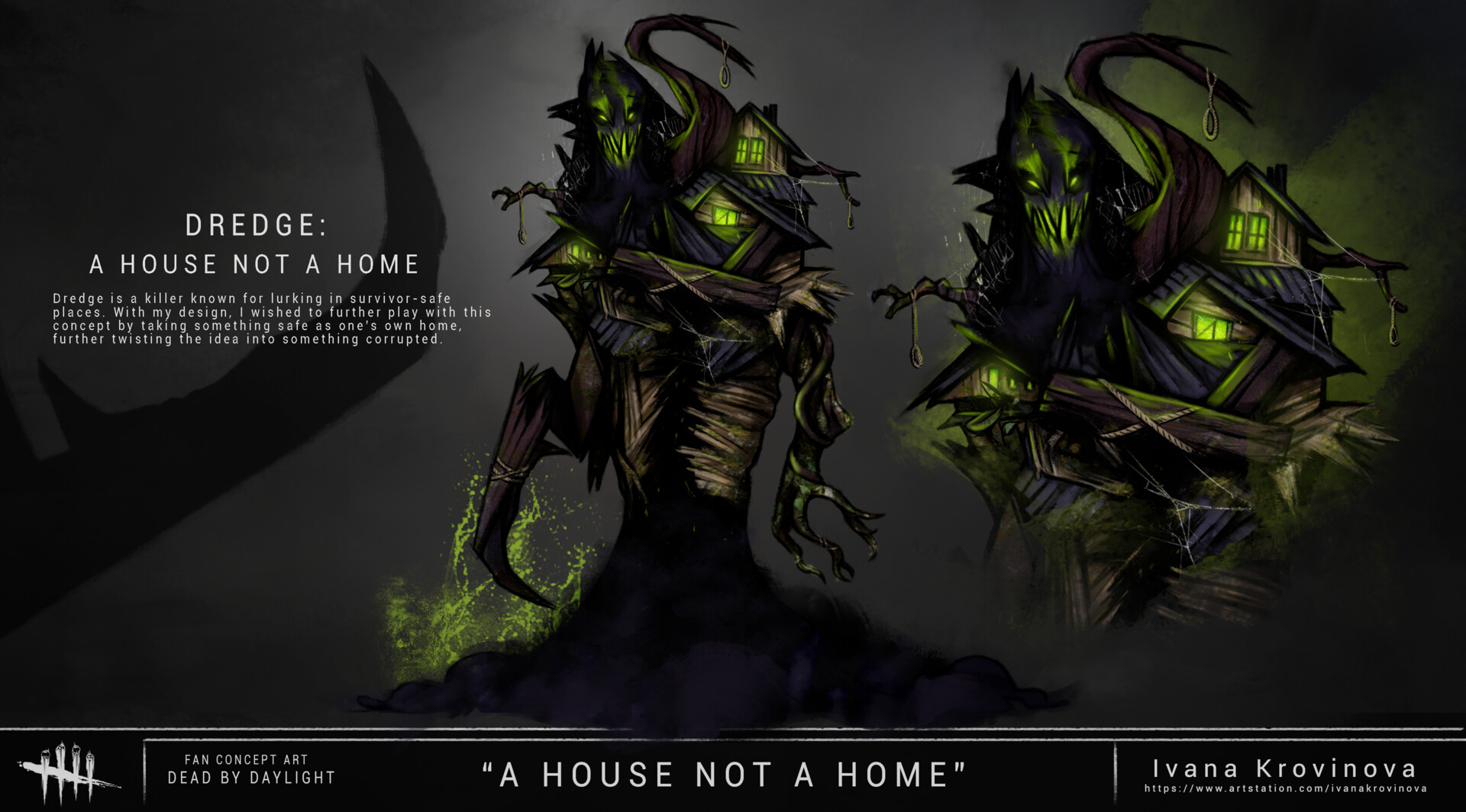 ArtStation - DBD Cosmetic Contest 2024 : FINALIST DREDGE “A HOUSE NOT A ...
