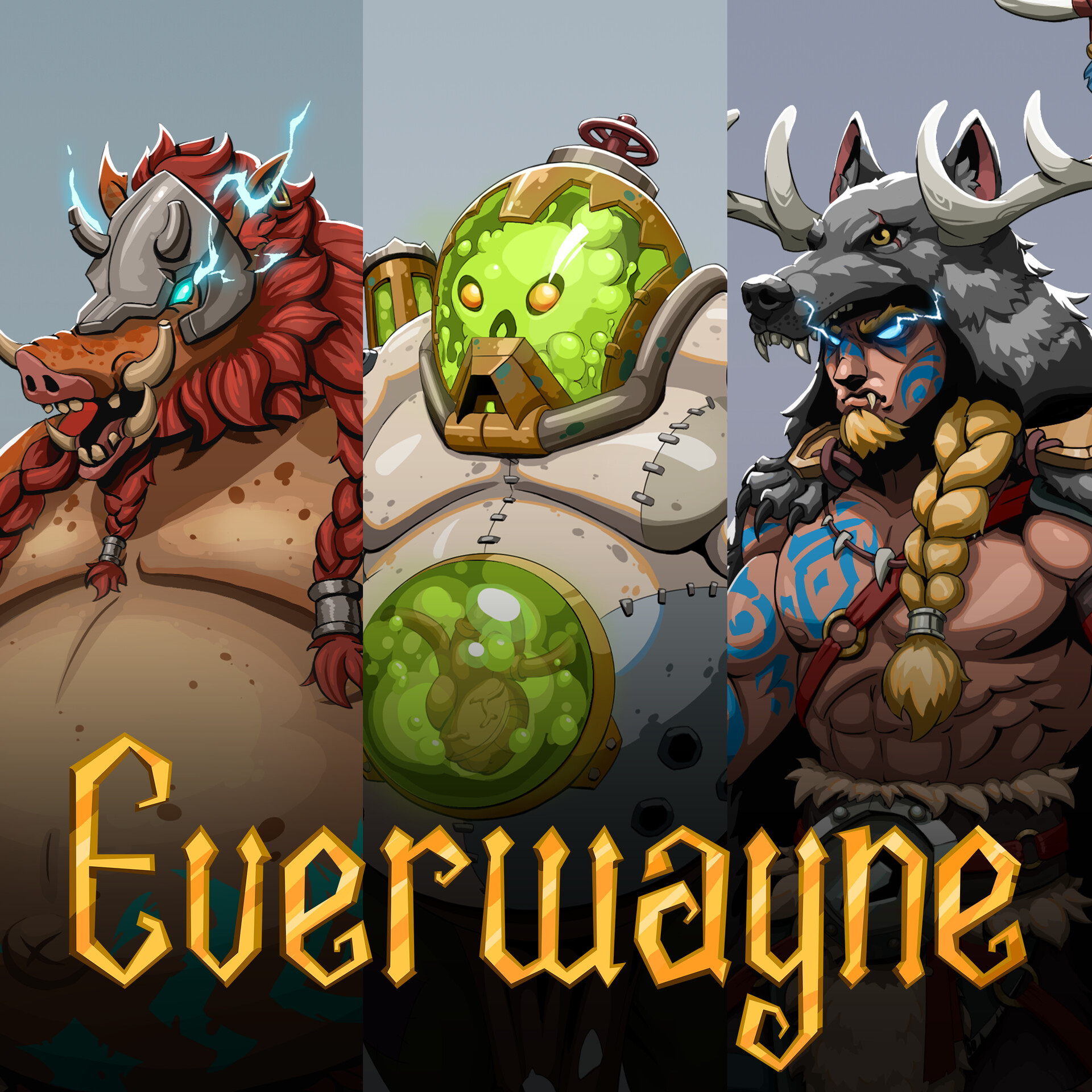 ArtStation - Enemy Characters art for Everwayne