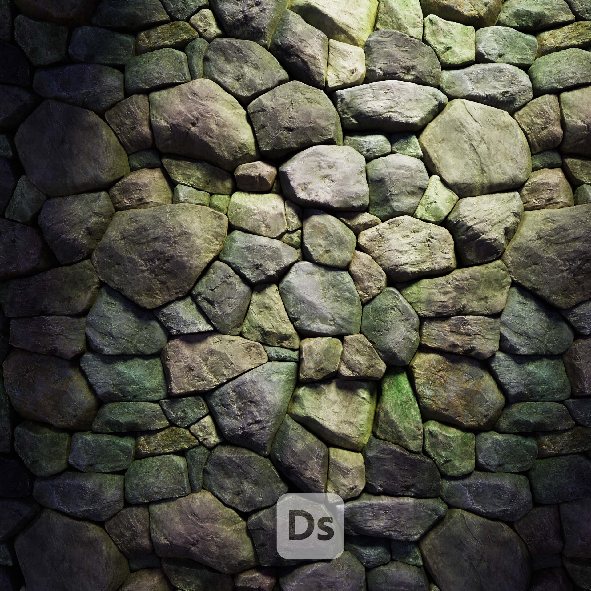 ArtStation - Stone Wall