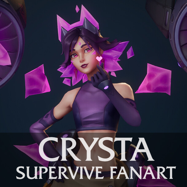 ArtStation - Crysta | SUPERVIVE Fanart