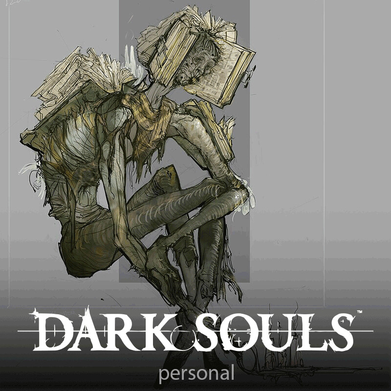 ArtStation - DarkSouls Bookman | Character Concept | Personal art