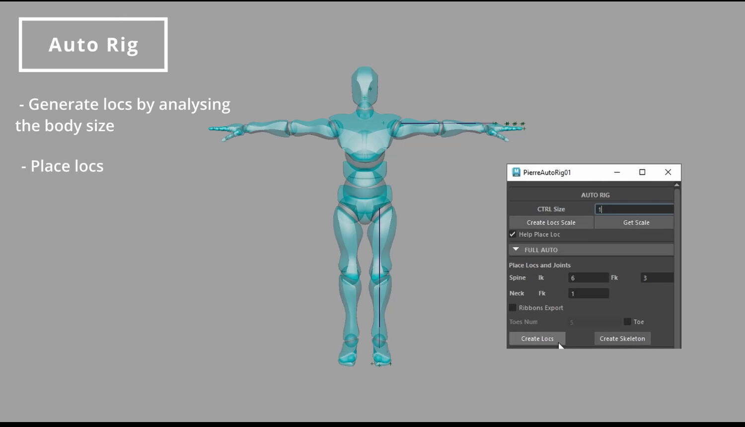 ArtStation - Auto Rig - Script Python 2024/25