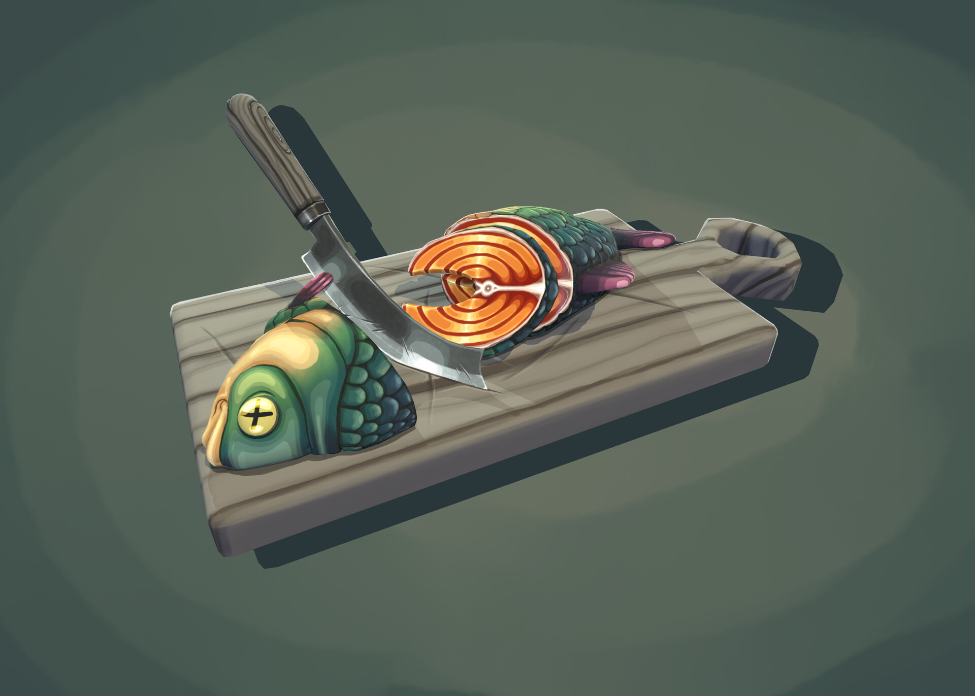 ArtStation - Stylized Fish