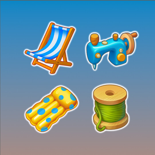 ArtStation - Merge objects and icons.