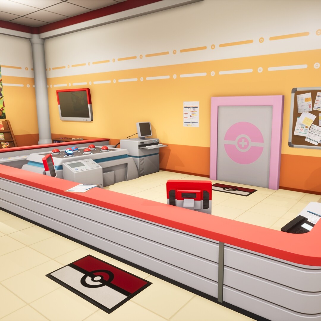 ArtStation - Pokemon Center