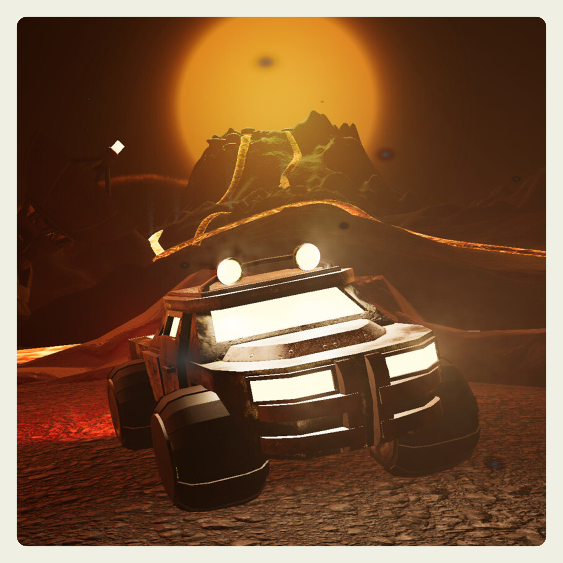 ArtStation - Lava Run - Racing Game