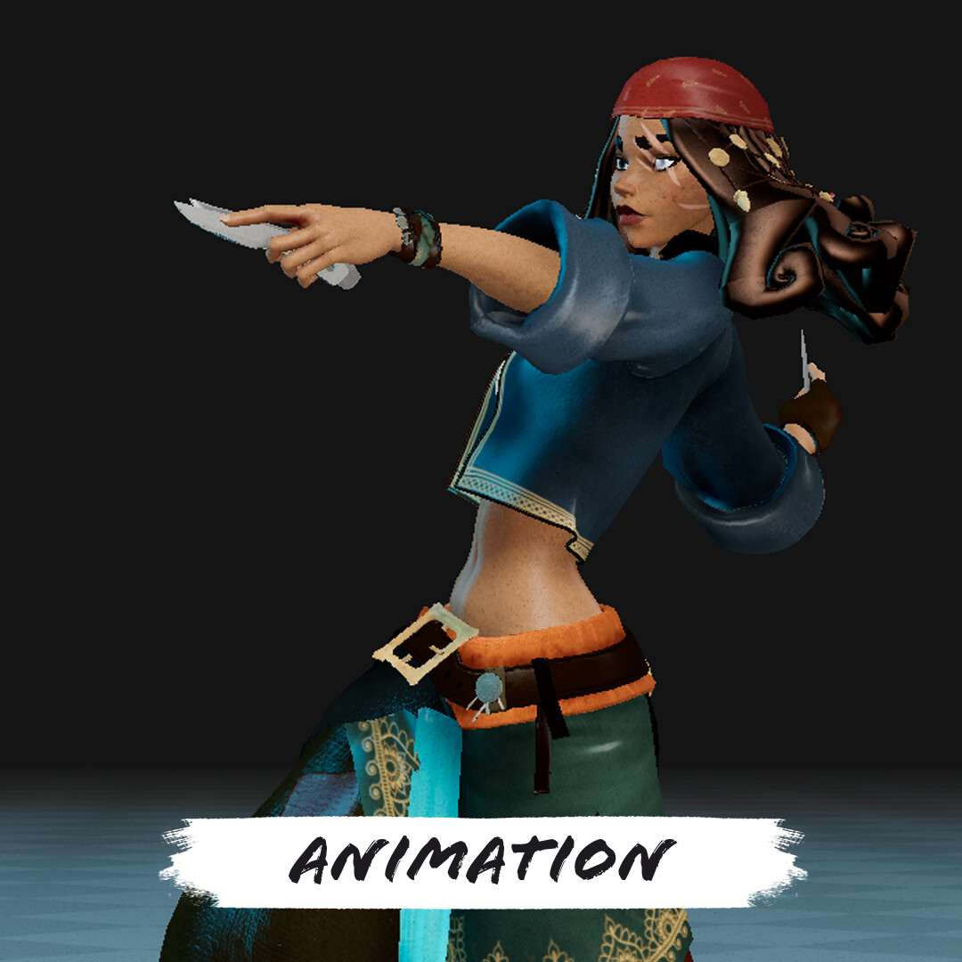 ArtStation - Animation: Knife Throwing