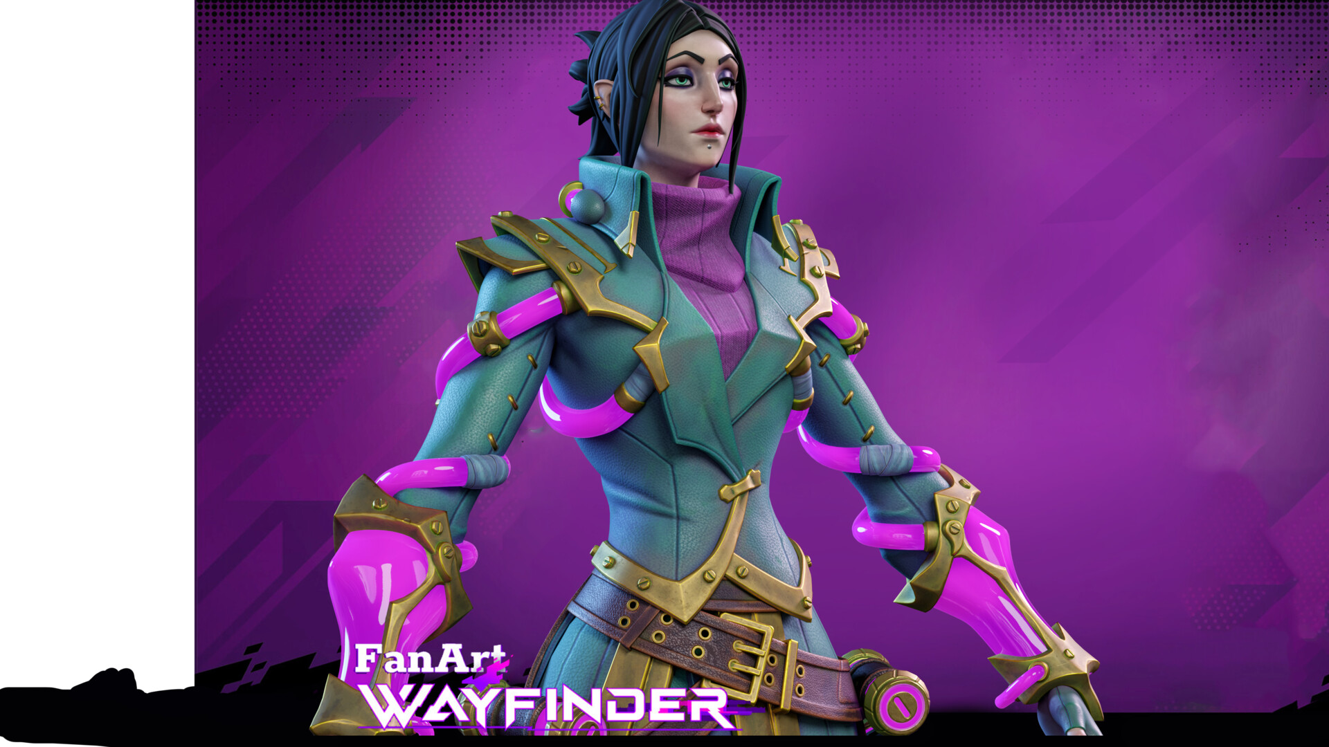 ArtStation - Wayfinder: Venomess（fanart）