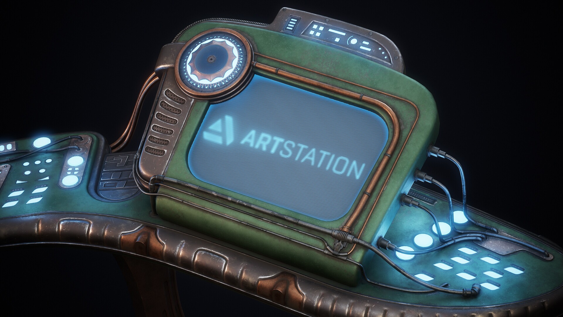 ArtStation - Stargate Universe Console