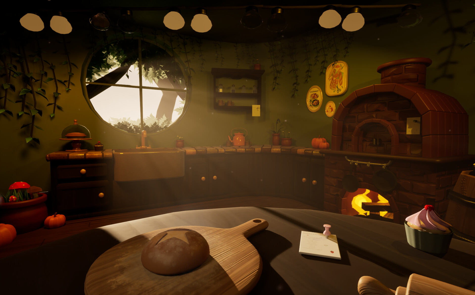 ArtStation - Cosy Crumble Kitchen