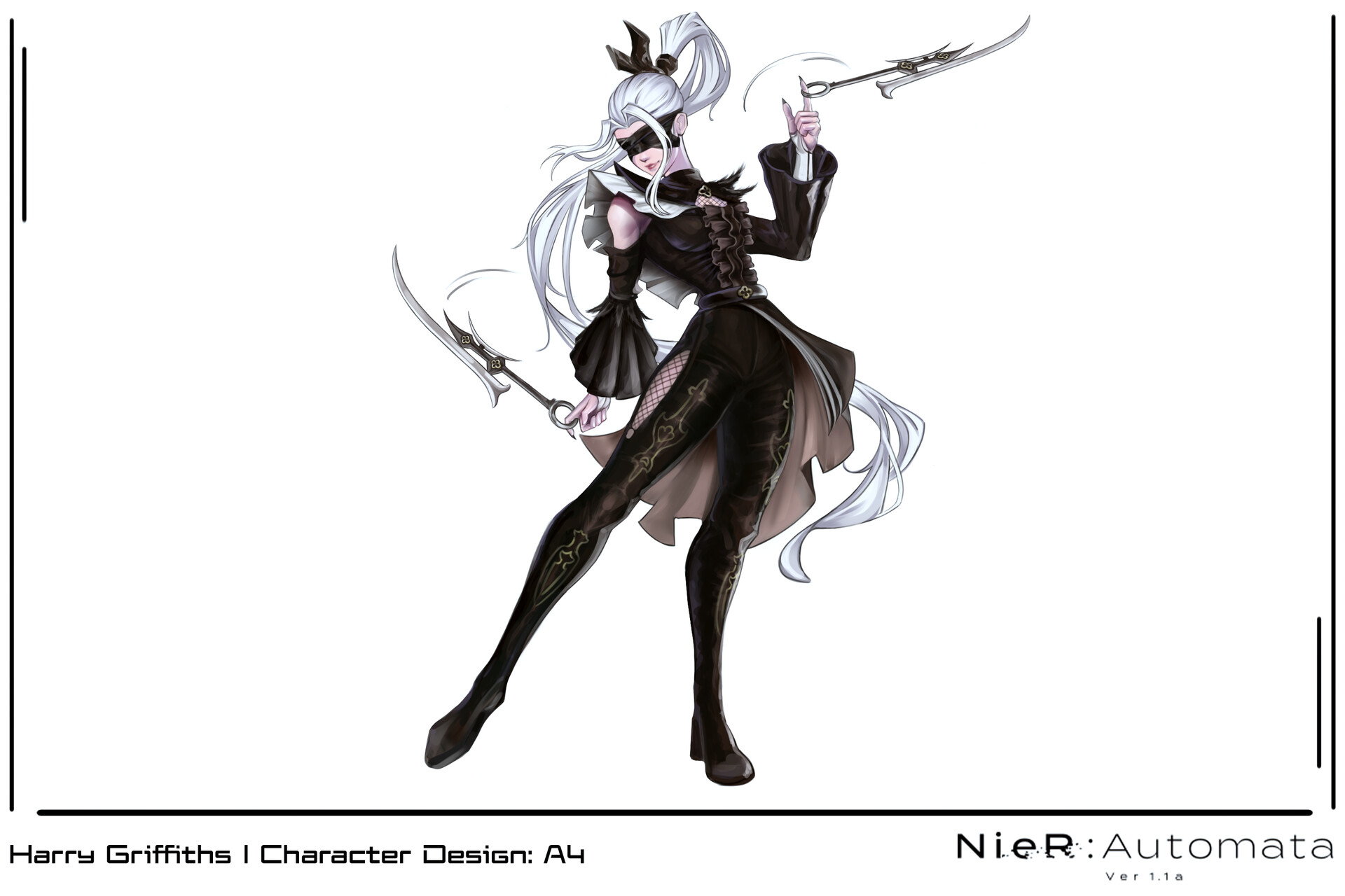 ArtStation - Nier Automata Character Design