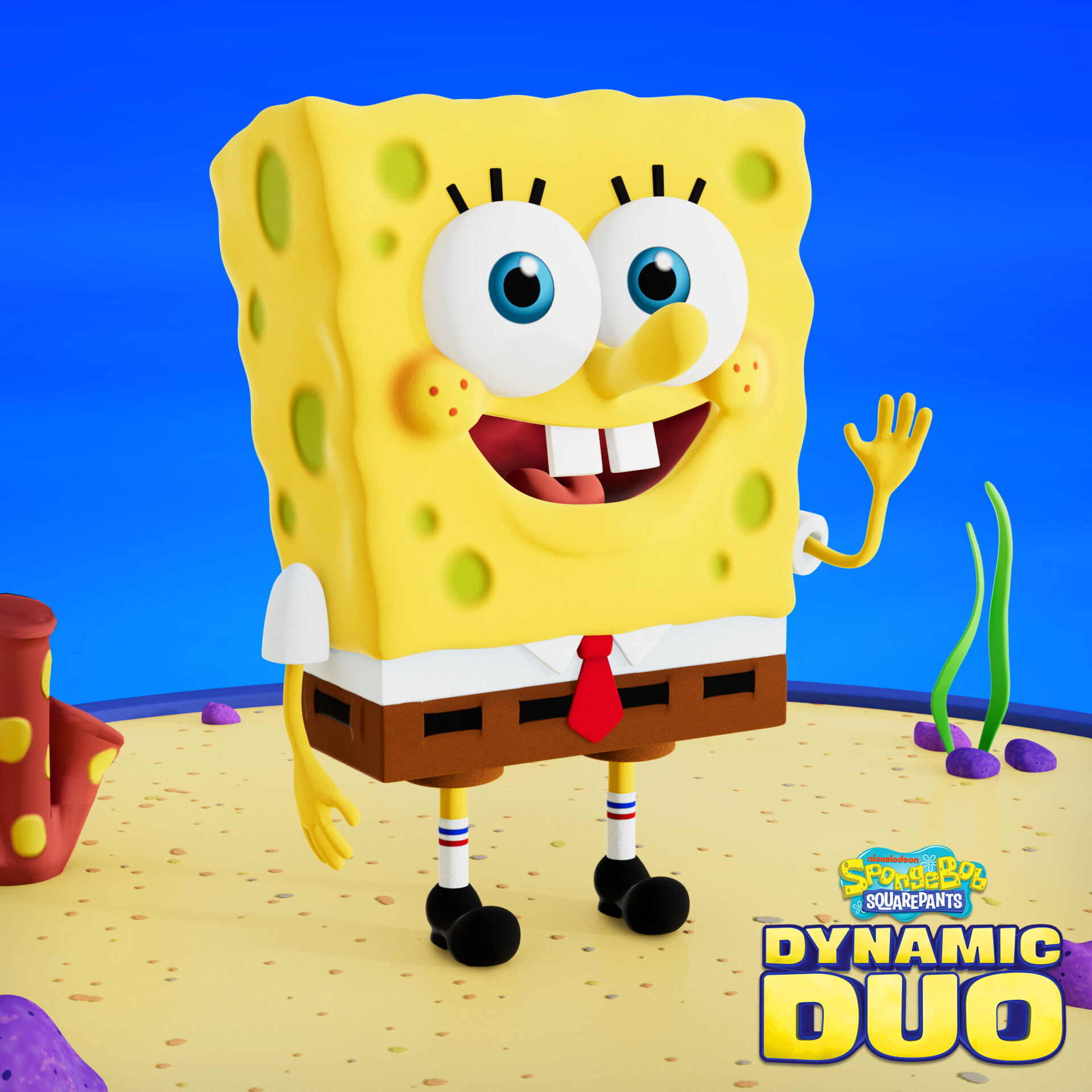 ArtStation - SpongeBob SquarePants: Dynamic Duo | Characters
