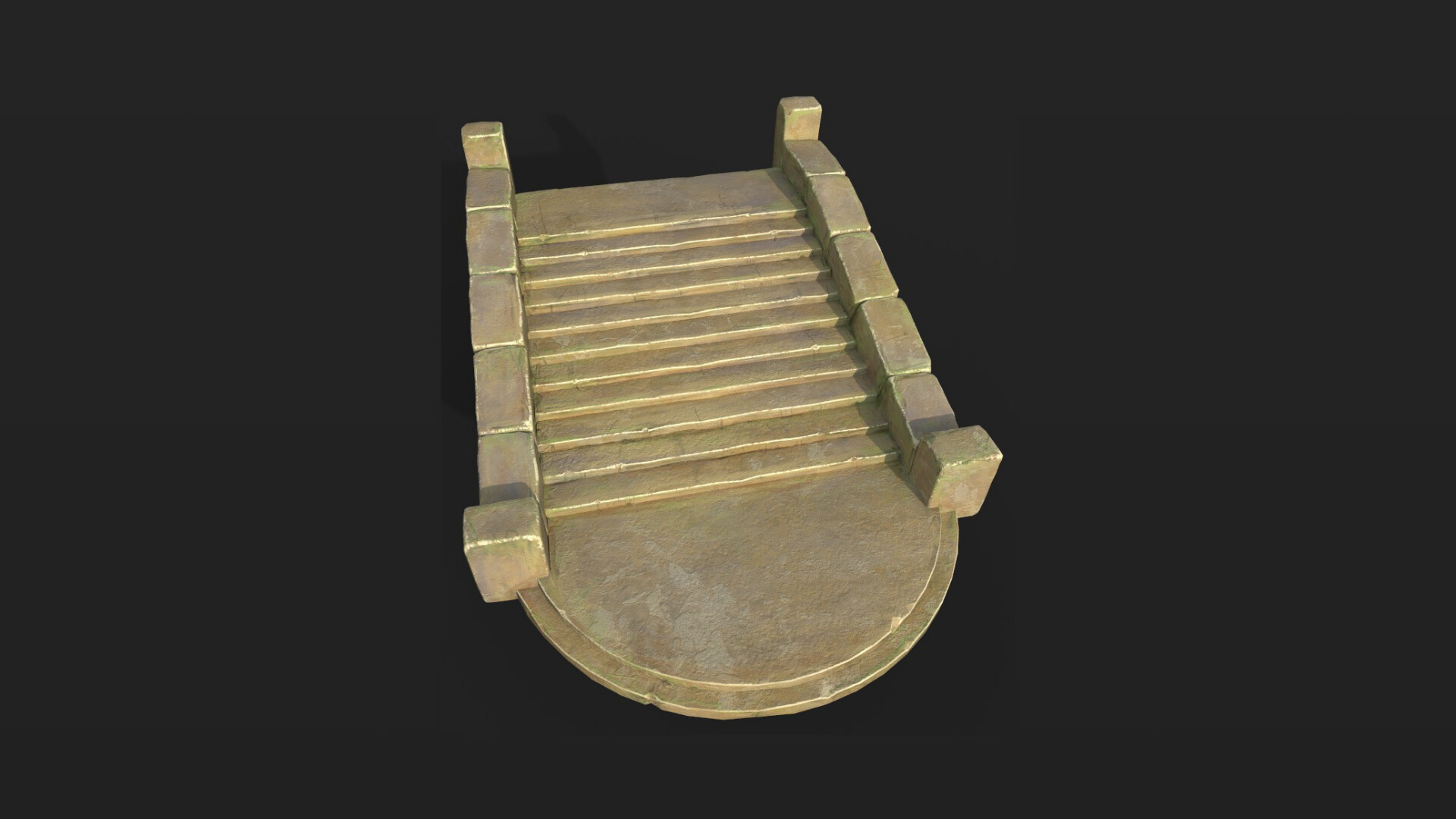 ArtStation - Stairs - Stylized Texturing