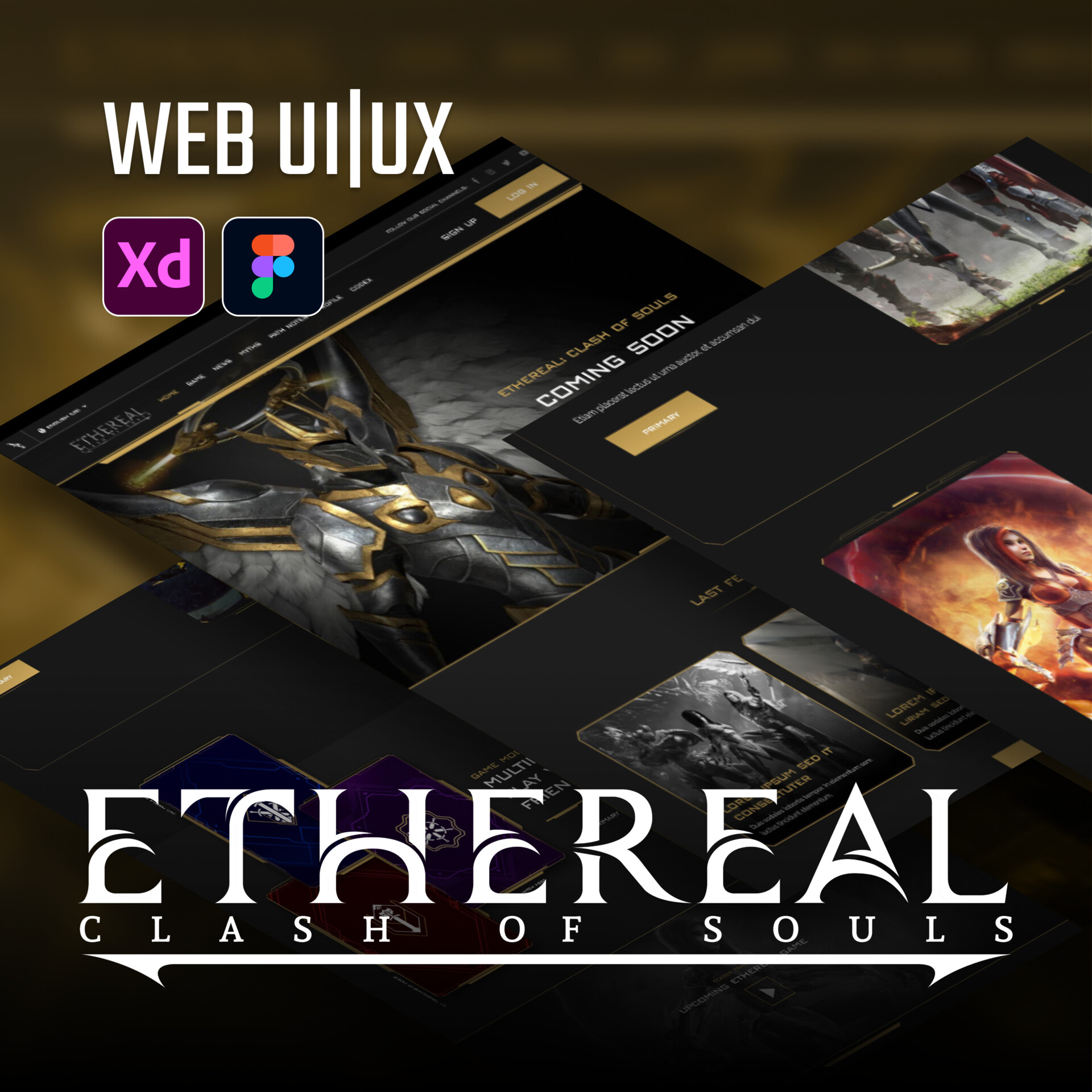 Rupert Bastos | UX/UI Designer - UI Motion - ETHEREAL - WEB UI|UX