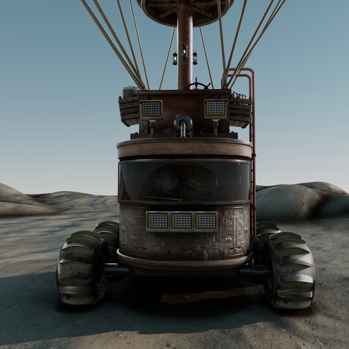 ArtStation - Steam Punk Air Balloon