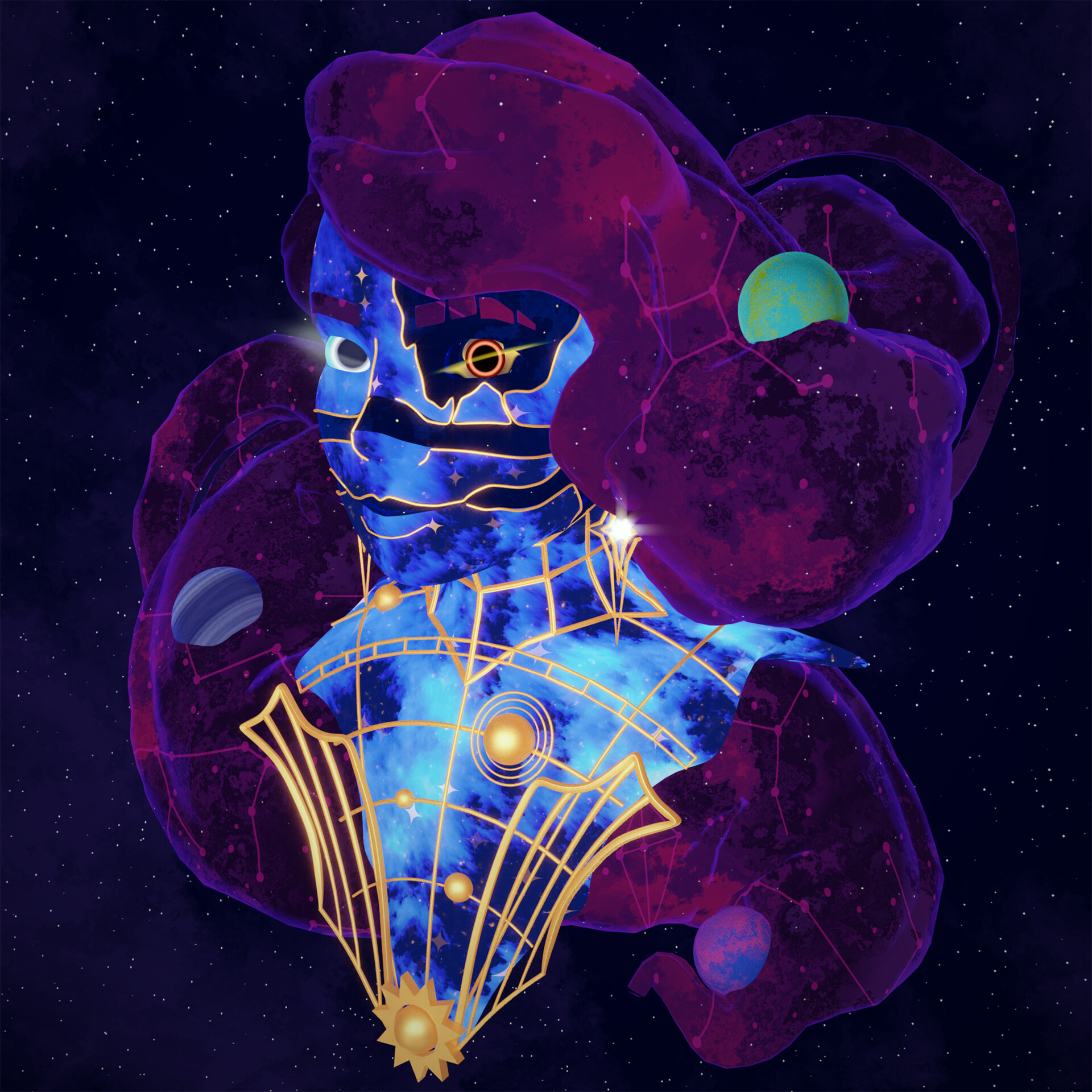 ArtStation - Woanderer | NYX Radical Self Expression Contest