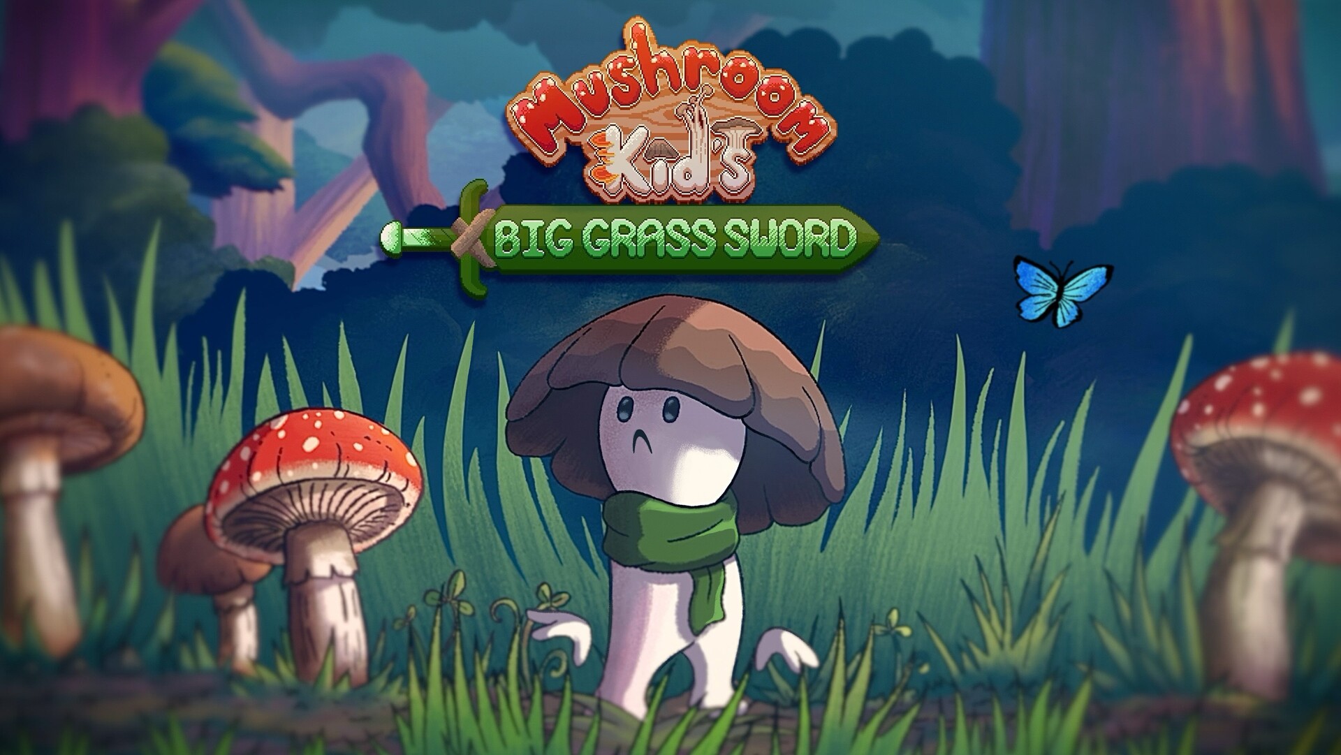 ArtStation - Compositing – "Mushroom Kid's Big Grass Sword"
