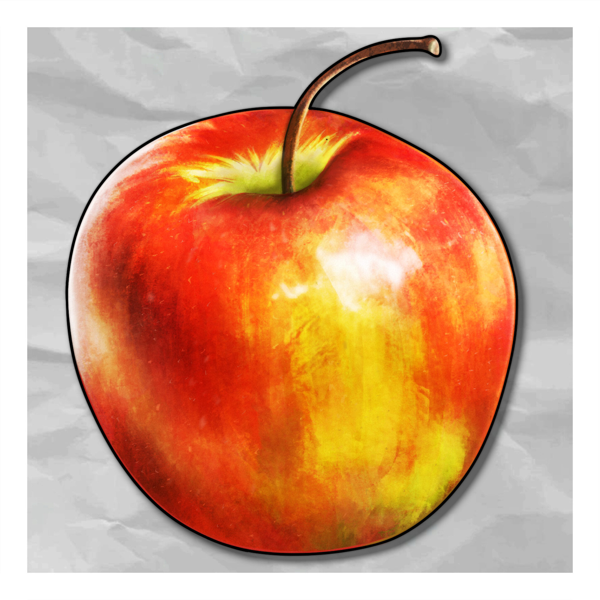 ArtStation - Food Art / Apple