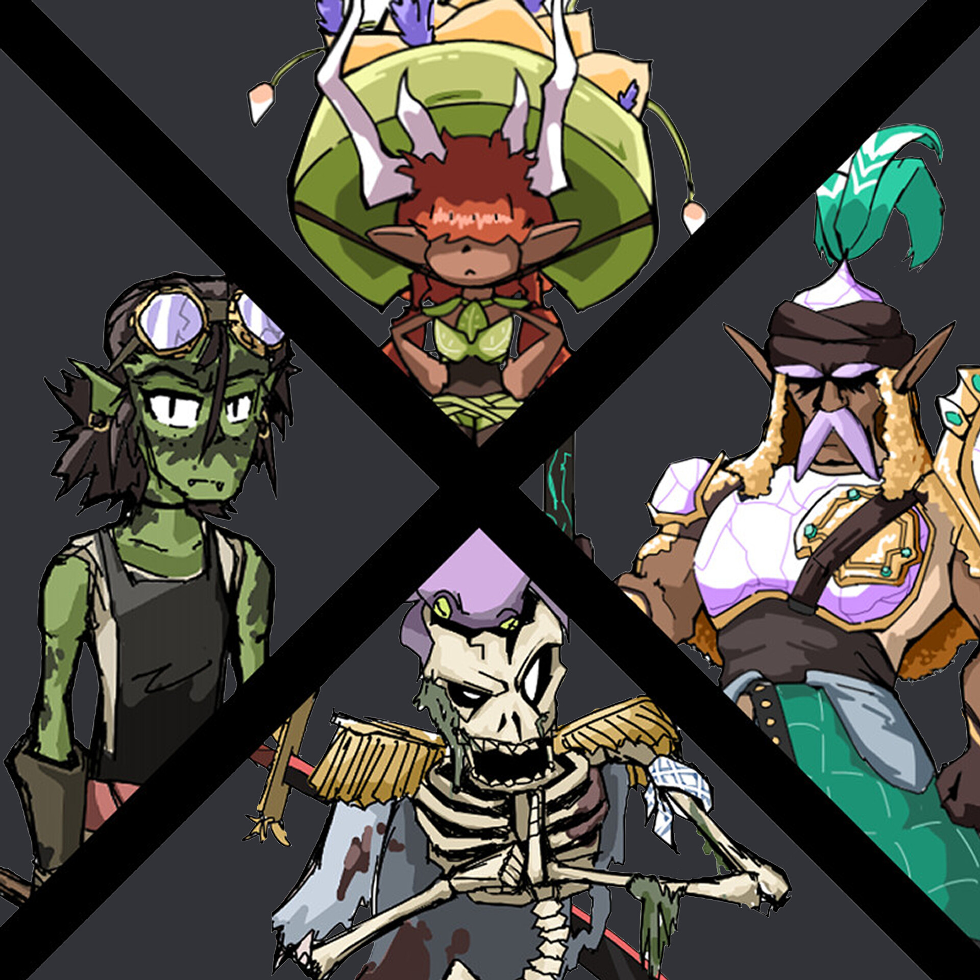 ArtStation - DnD Future Character Doodles