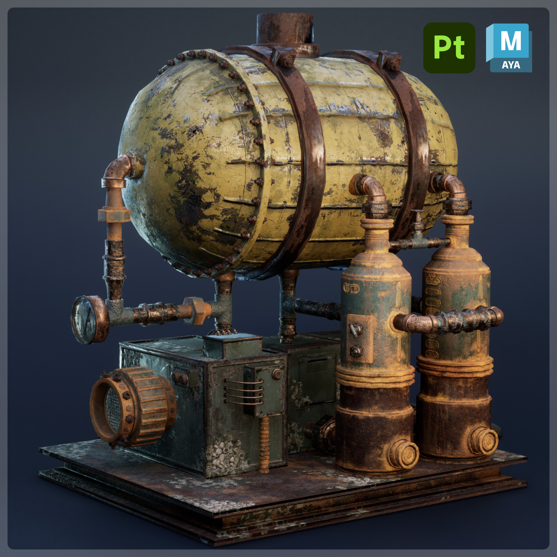 ArtStation - Water Purifier | Game-Ready Asset
