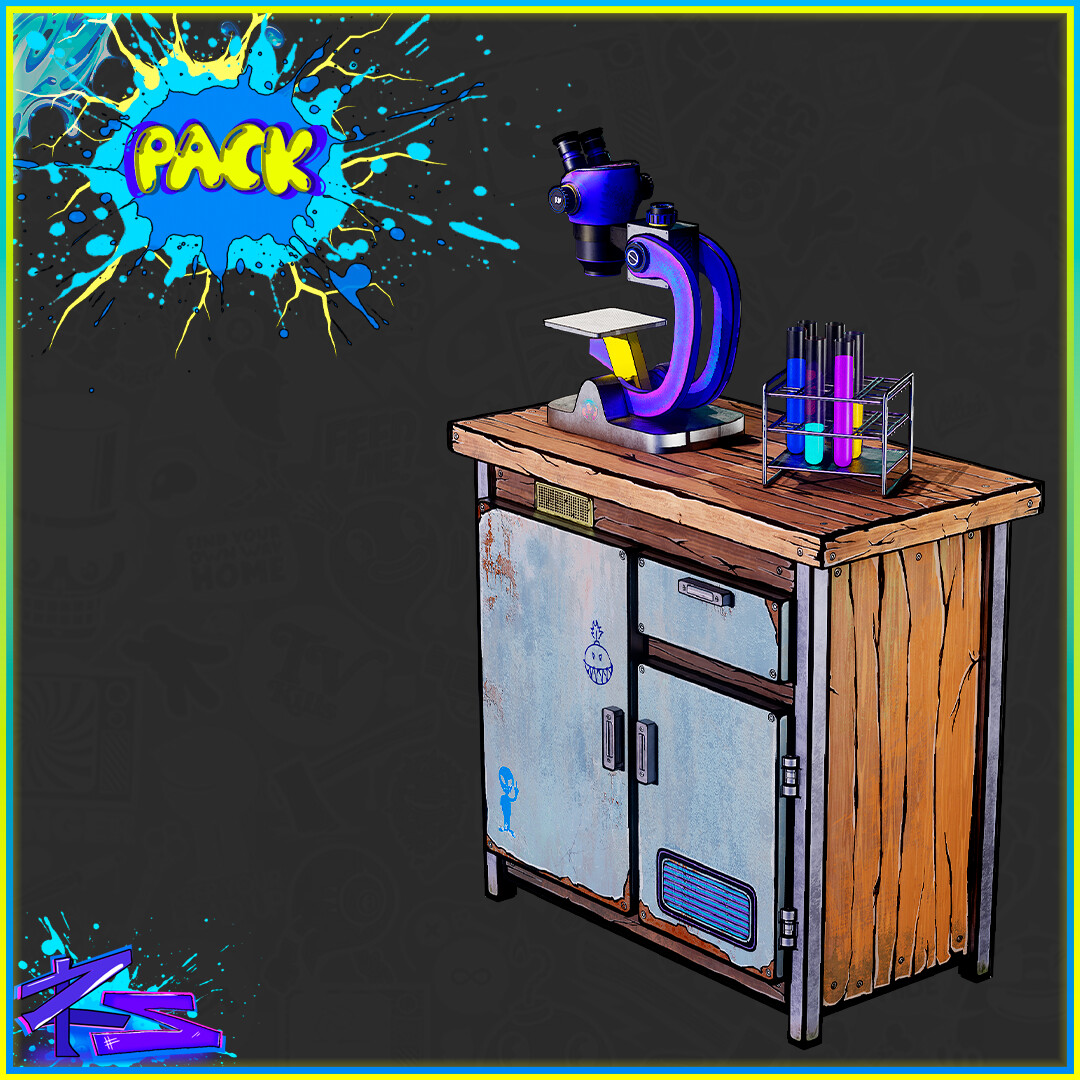 ArtStation - Stylized Lab Pack