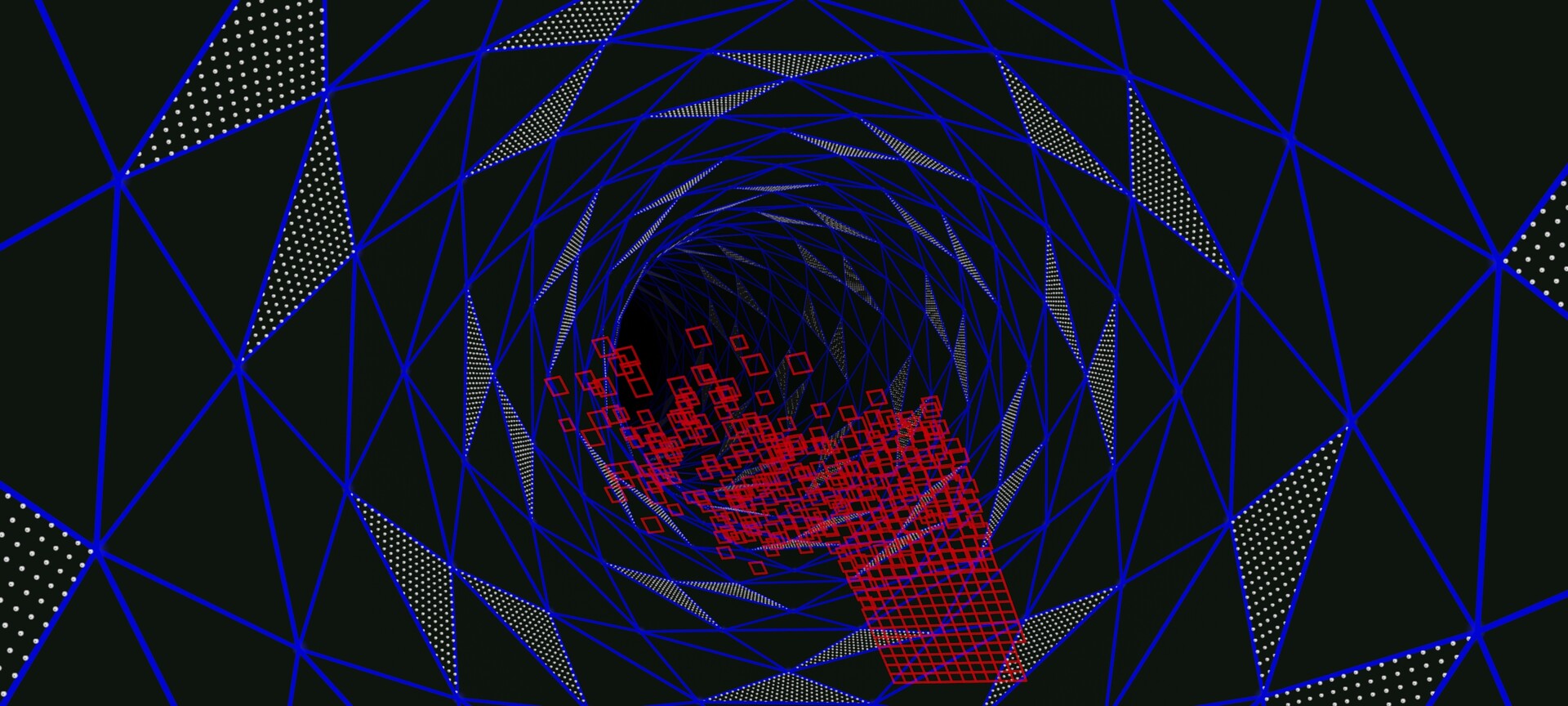 ArtStation - Tron 1982 "wormhole" recreation