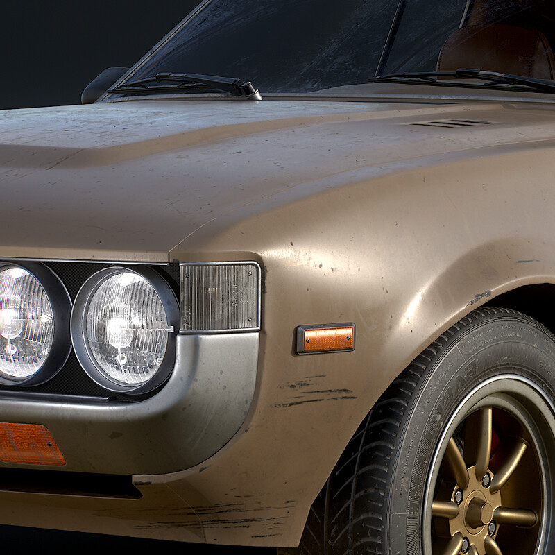 ArtStation - Toyota Celica 1976